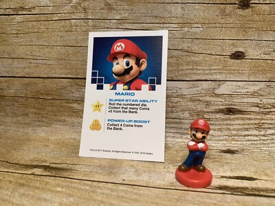 Monopoly Gamer Nintendo Character Token & Card Mario Replacement Piece ...