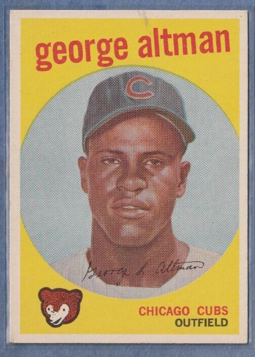 1959 TOPPS GEORGE ALTMAN HIGH #512 NRMT CUBS | eBay