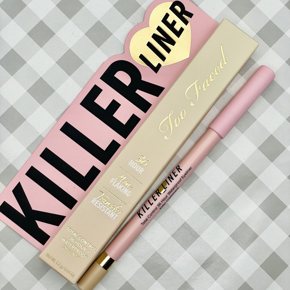 Too Faced Killer Liner KILLER CASHMERE Gel Pencil Waterproof ••NEW IN ...