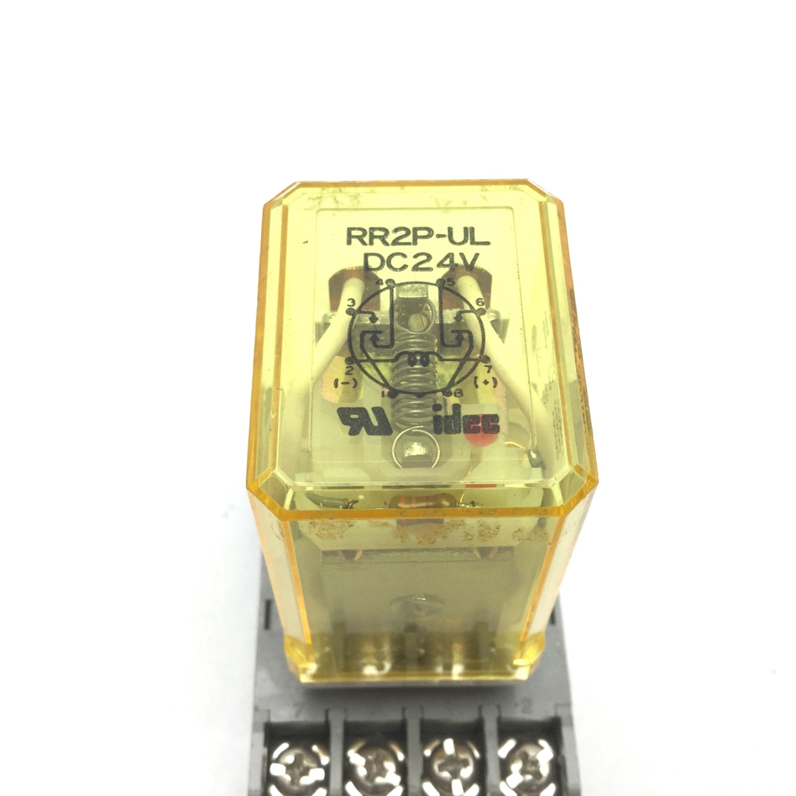 Lot of 5 Idec RR2P-UL Ice Cube Relay, 2-Pole, Coil: 24VDC, Rating: 10A ...