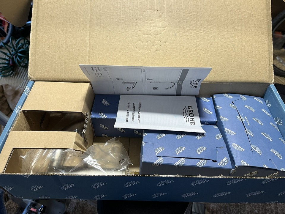 Grohe Atrio 20072 AV0 Lavatory Faucet Infinity Satin Nickel, less ...