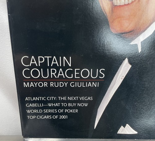 Cigar Aficionado Magazine - Mayor Rudy Giuliani December 2001 Politics ...