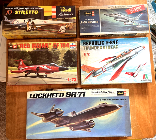 1/72 Scale U.S./Canadian Jets Various Model Kits LOT 5x NEW VINTAGE | eBay