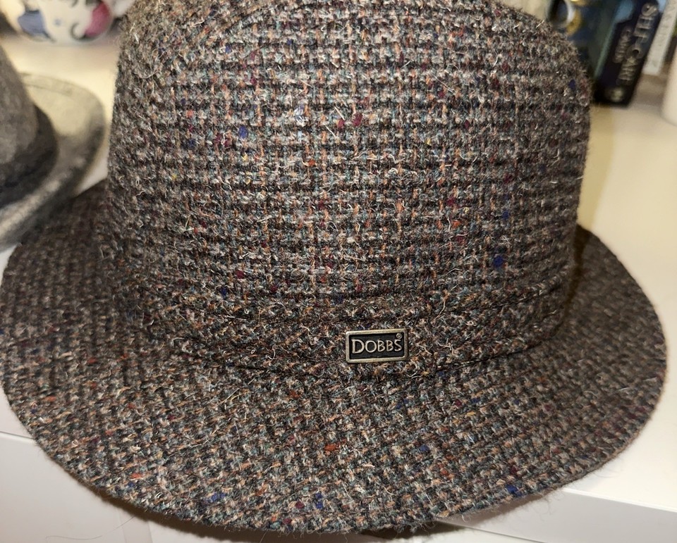 Lot of 2 Vintage Traditional Gray / Grey German Bavarian Alpine Hats ...