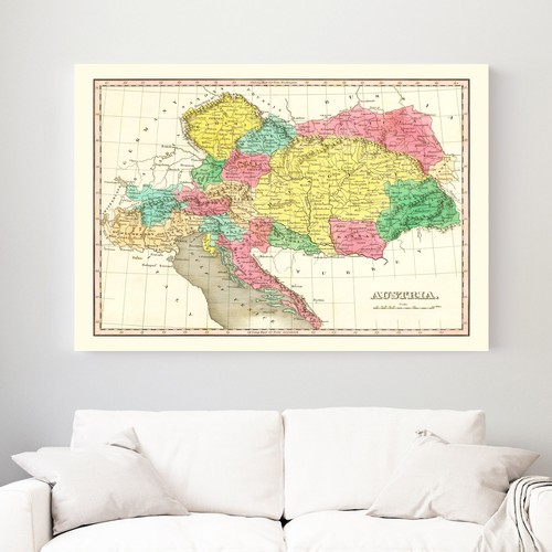 Old Map of Austria 1831 - Vintage Austria Art Wall Decor | eBay