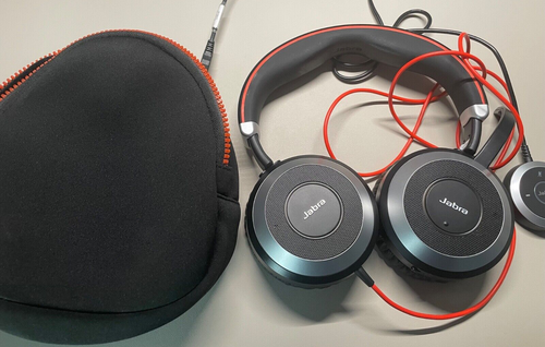 Jabra Evolve 80 Wired Stereo Over-Ear Headset - Active Noise ...