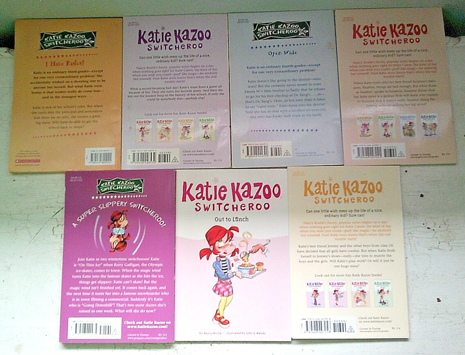 LOT OF 7 KATIE KAZOO SWITCHEROO BOOKS | eBay