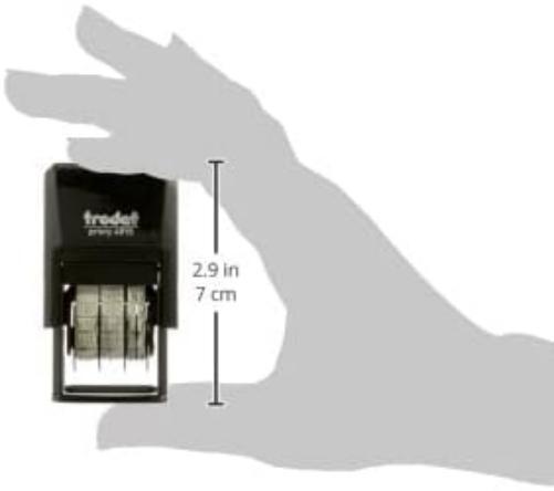 Trodat Printy 4810 Date Stamp - Year Month Day Numerals Self Inking - 3 ...