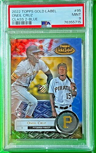 2022 Topps Gold Label - Oneil Cruz #95 Class 2 Blue /99 (RC) for sale ...