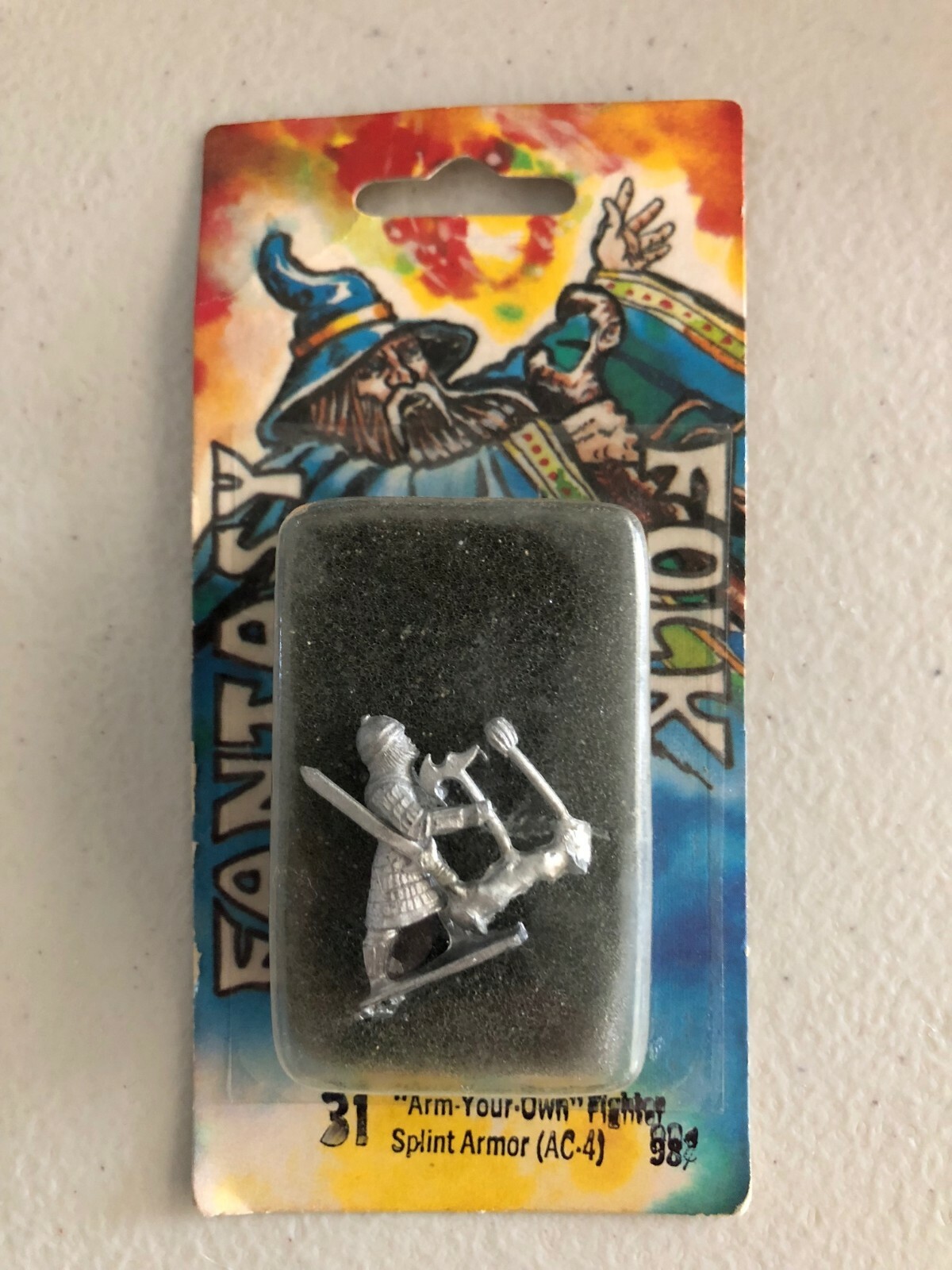 Minifigs Fantasy Folk Miniatures Arm Your Own Fighter Splint Armour (AC ...