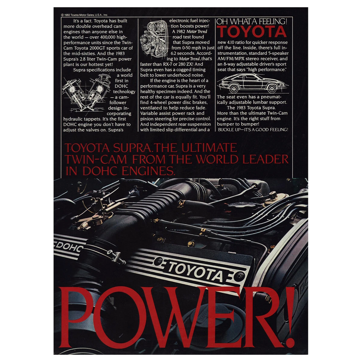 1983 Toyota Supra Engine