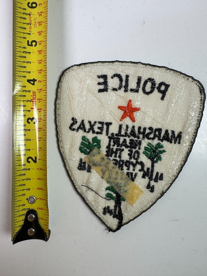 Marshall Police Texas Heart of the Cypress Valley TX Patch F8 | eBay