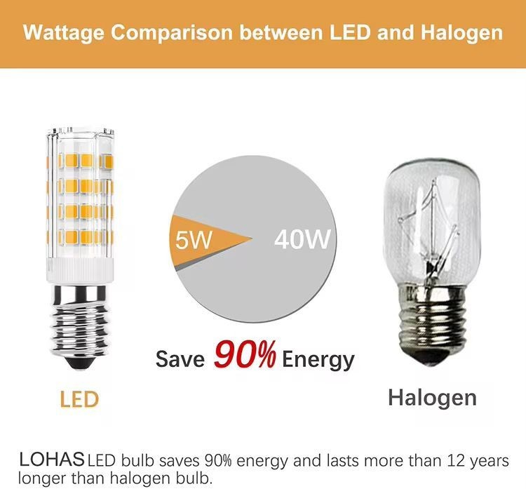 10X E14 LED Bulbs Warm Cool White Replacement Halogen Capsule Corn ...