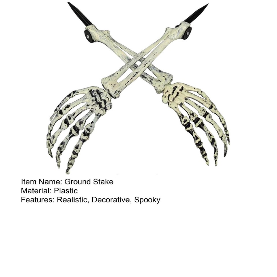 Skeleton Hand Decoration Realistic Halloween Arm Decorations for Home ...