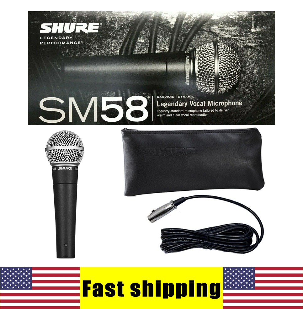 Shure SM58-LC Wired Xlr Dynamic Microphone for sale online | eBay