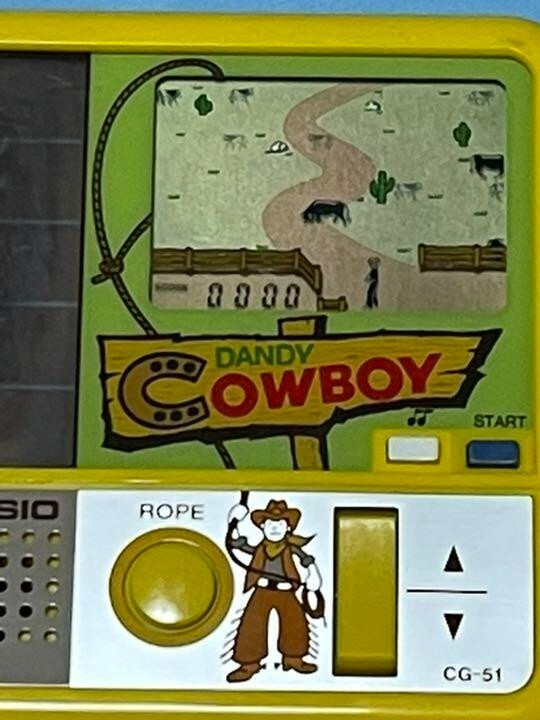 Casio LCD Digital Game Vintage Pocket Console DANDY COWBOY | eBay