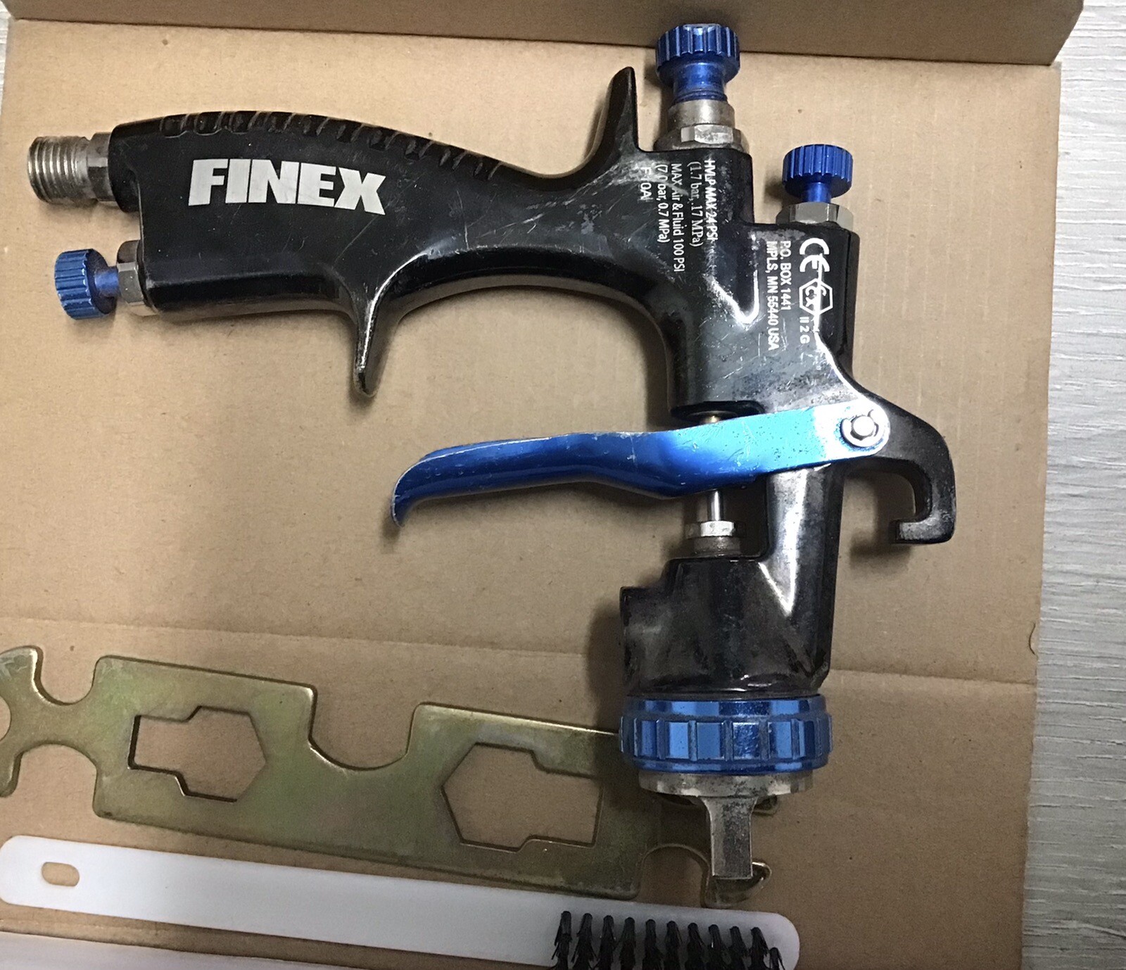 GRACO 289249 - Finex Air Spray Pressure Feed Gun, HVLP - PRE OWNED | eBay