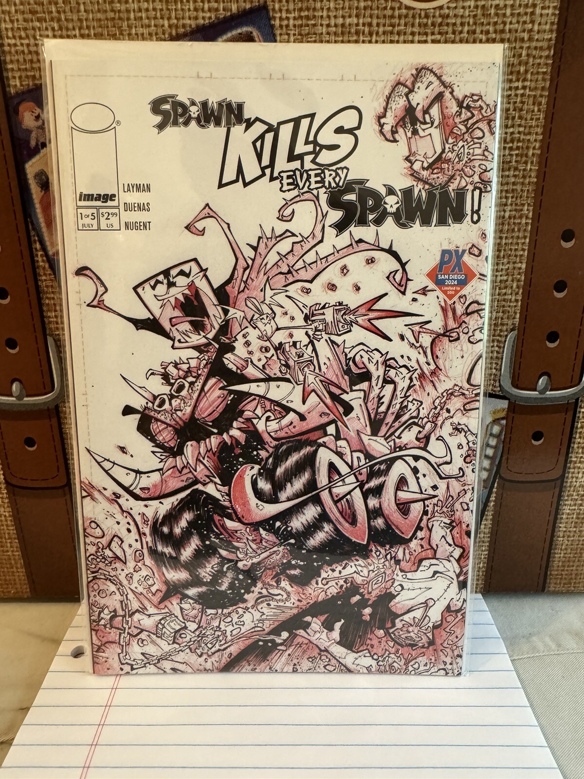 Image Spawn Kills Every Spawn #1 B&W Variant 2024 PX SDCC Exclusive LE 500 | eBay