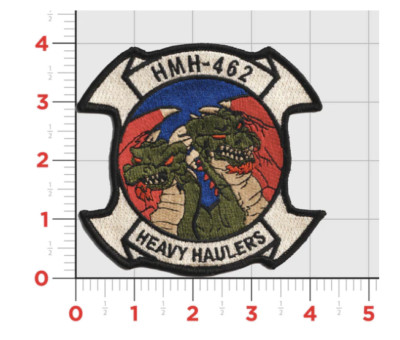 MARINE CORPS HMH-462 HEAVY HAULERS COLOR HOOK & LOOP EMBROIDERED PATCH ...