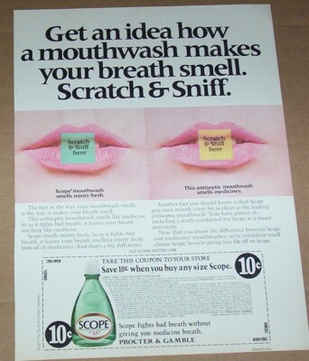 Scope Mouthwash Ads