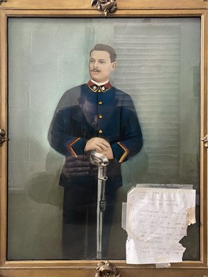 🔥 Historic RARE Civil War Louisiana CONFEDERATE Soldier Photo Painting ...