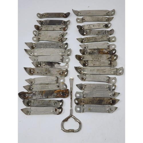 Lot Of 30 Vintage Bottle Can Openers Beer Advertising Aged Metal | eBay