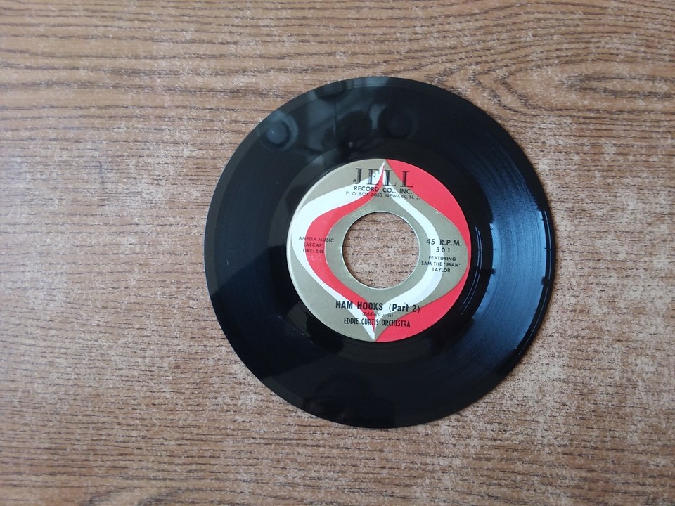 1965 VERY GOOD++Eddie CURTIS Orchestra HAM HOCKS / Jell Records 501 45 ...