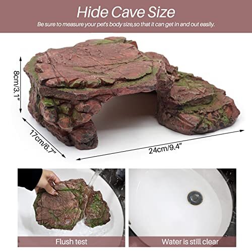 Reptile Shale Scape Step Ledge Ramps Turtle Basking Platforms Hide Cave ...