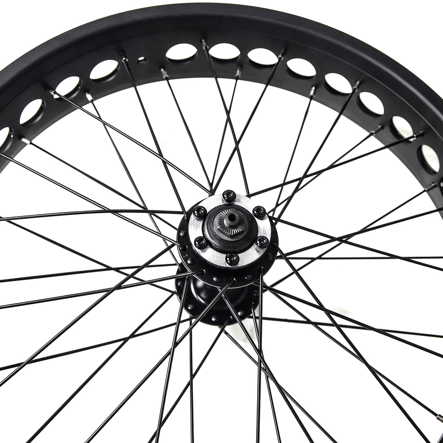 26x4 Front Wheel Set for Fat Tire Ebike and Bike Inc Rim Spokes and ...