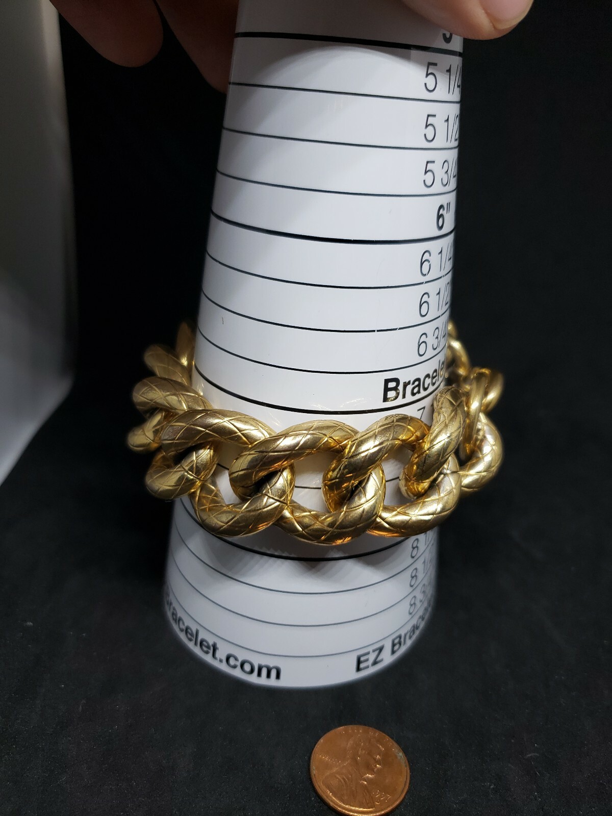 ROMANZA ITALY BRACELET THICK/HEAVY CHAIN BRACELET. 1C4 | eBay