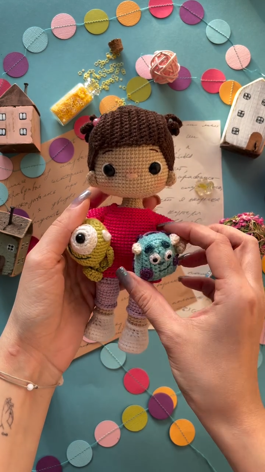 Crochet Boo-Inspired Doll – Handmade Monster Costume Plush | eBay