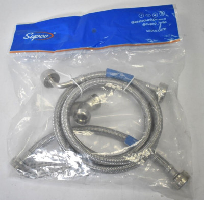 Supco Stainless Steel Steam Dryer Installation Kit 1-1' 1-5' 1-Y ...