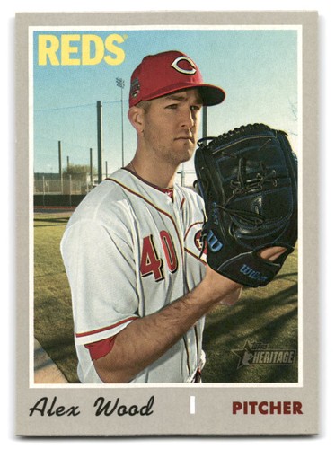 Alex Wood 2019 Topps Heritage Baseball #567 Cincinnati Reds | eBay