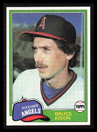 Bruce Kison 1981 Topps #340 California Angels | eBay