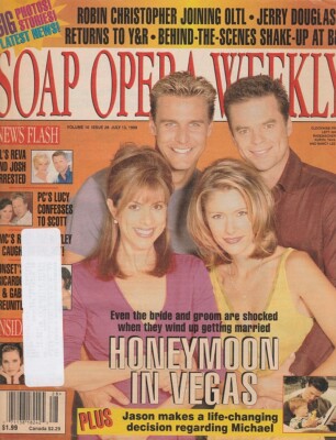 Soap Opera Weekly July 13, 1999 TAVA SMILEY-LISA LINDE-BARBARA GARRICK ...