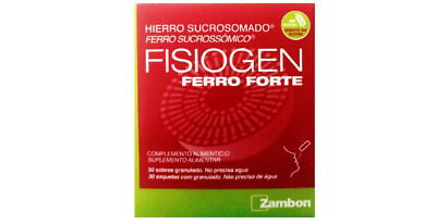 Complemento Alimenticio Fisiogen Ferro Forte 30 Sobres Hierro ...