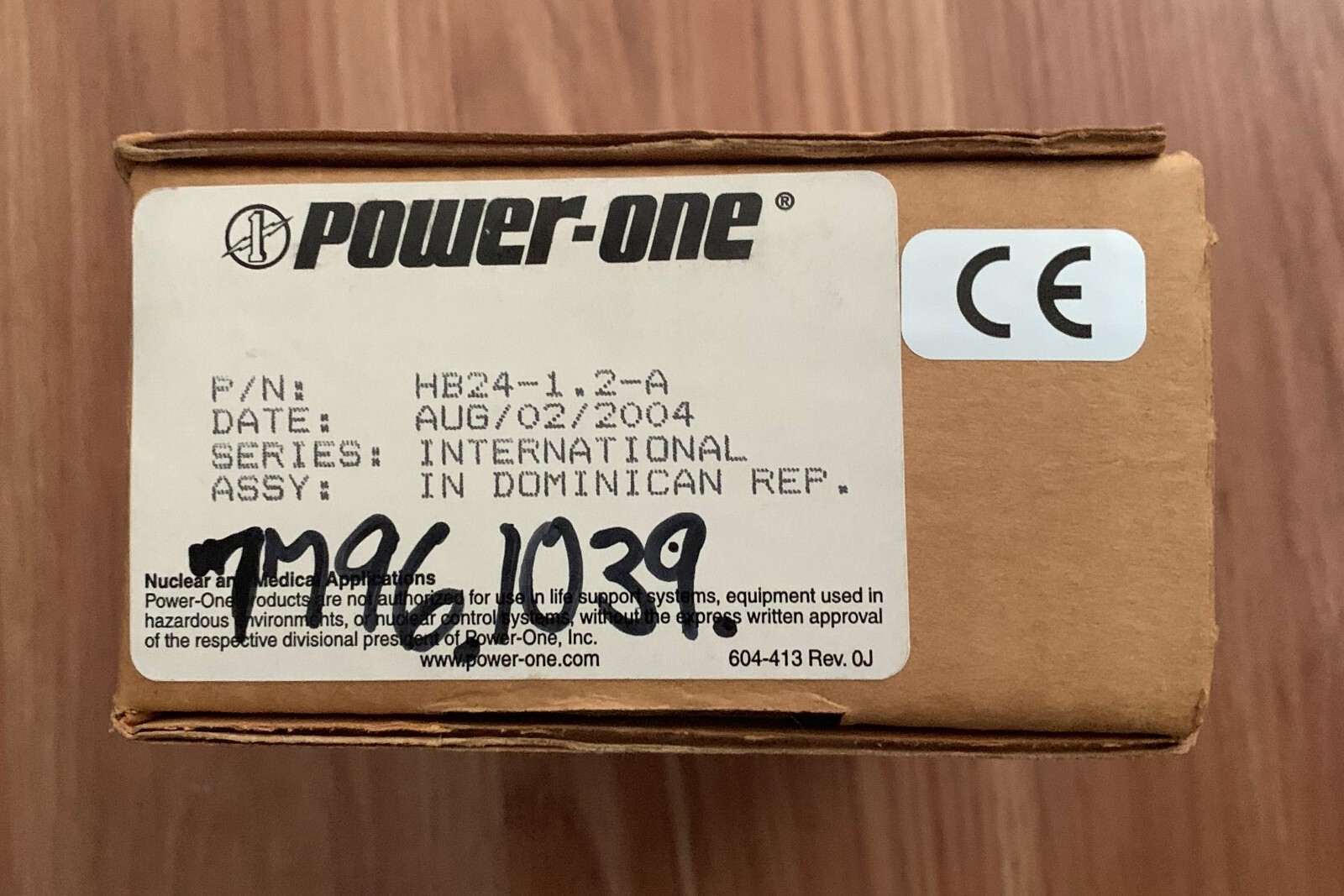 Power-One Power Supply Hb24-1.2-a Output 24vdc 4d for sale online | eBay