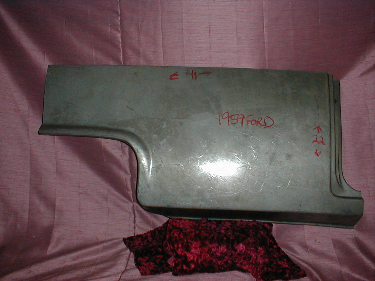 1959 Ford Edsel Front Section Rear Quarter Body Repair Patch Panel NORS ...
