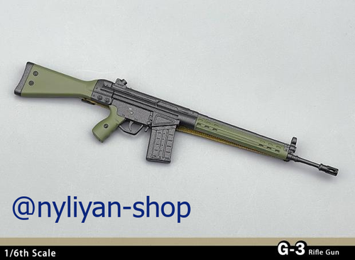 1/6 Weapon Model Male G3 Assault Rifle Gun Fit 12''Action Figure Model ...