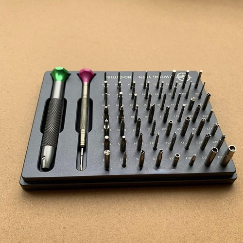 Shipping Assortment of 56 Tips Stainless Steel Watch Screwdriver Set | eBay