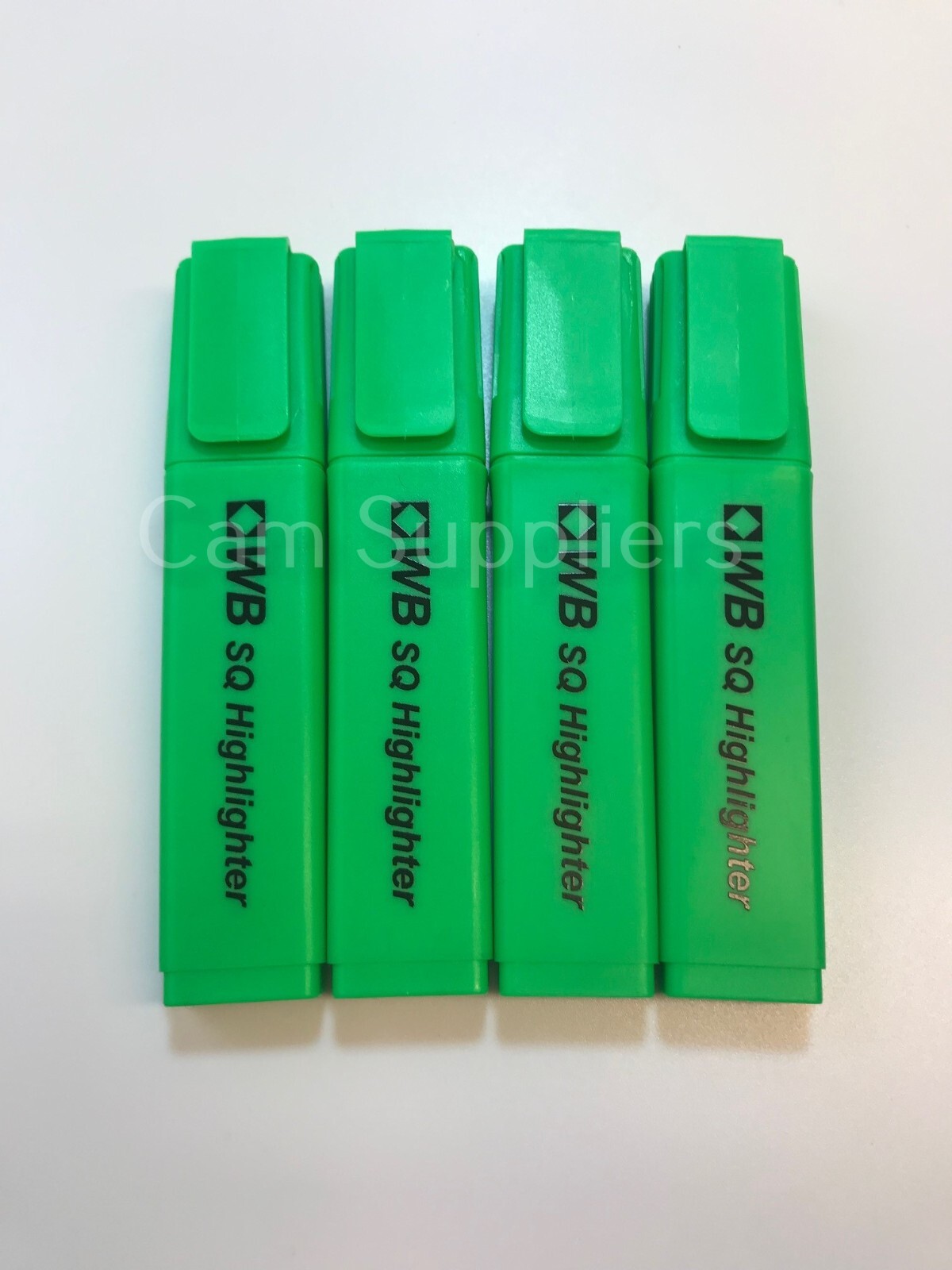Green Highlighter Pens Fluorescent Bright Colour Markers Pen Qty 1 4 6 ...