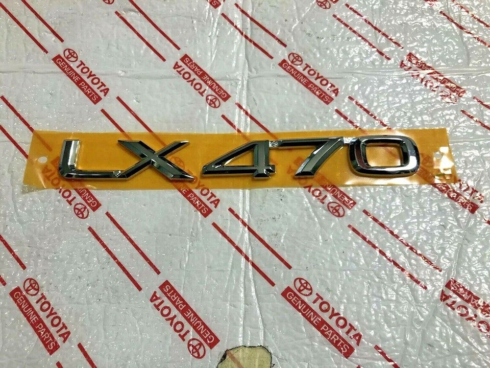 *NEW LEXUS LX470 SCRIPT REAR TAILGATE DOOR CHROME TRUNK EMBLEM 1998 ...