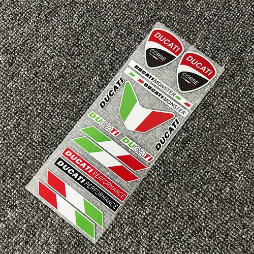 Motorcycle Emblem Decal for Ducati Corse MONSTER Reflective Racing ...