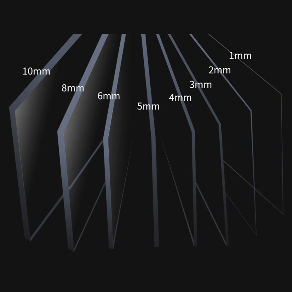 Transparent PVC Sheet Clear Polyvinyl Chloride Plate 2/3/4/5/6/8/10/12 ...