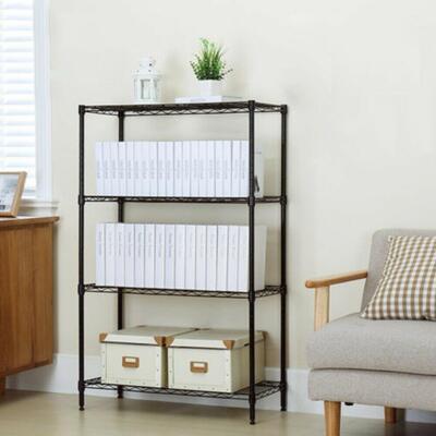 56x36x14" Storage Rack 4 Tier Organizer Kitchen Shelving Steel Wire ...