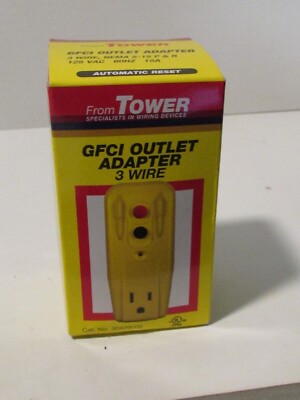 NIB Tower Manufacturing GFLI Outlet Adapter | eBay