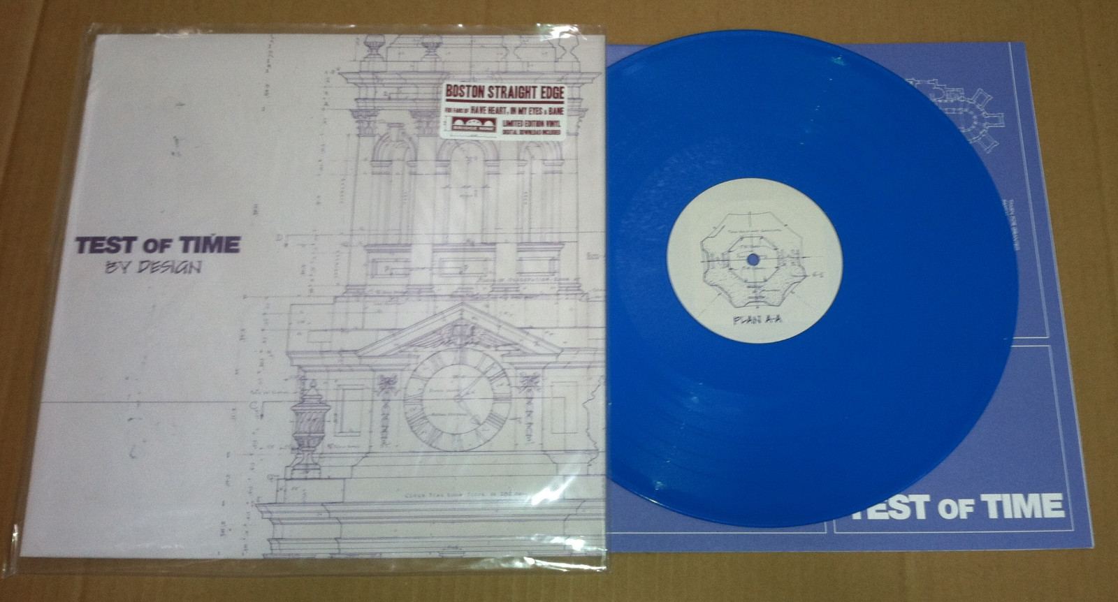 TEST OF TIME by Design LIMITED EDITION BLUE Vinyl LP NEW MINT 2014 USA ...