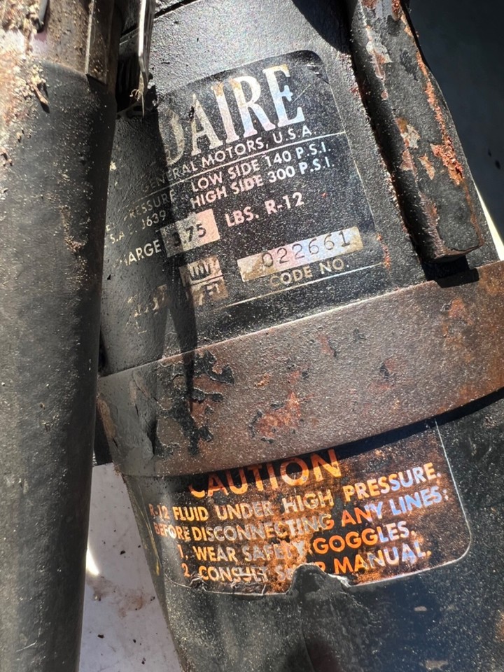 OEM GM 1965 1966 1967 C2 Corvette AC compressor 5910741 6555302 3878222 ...