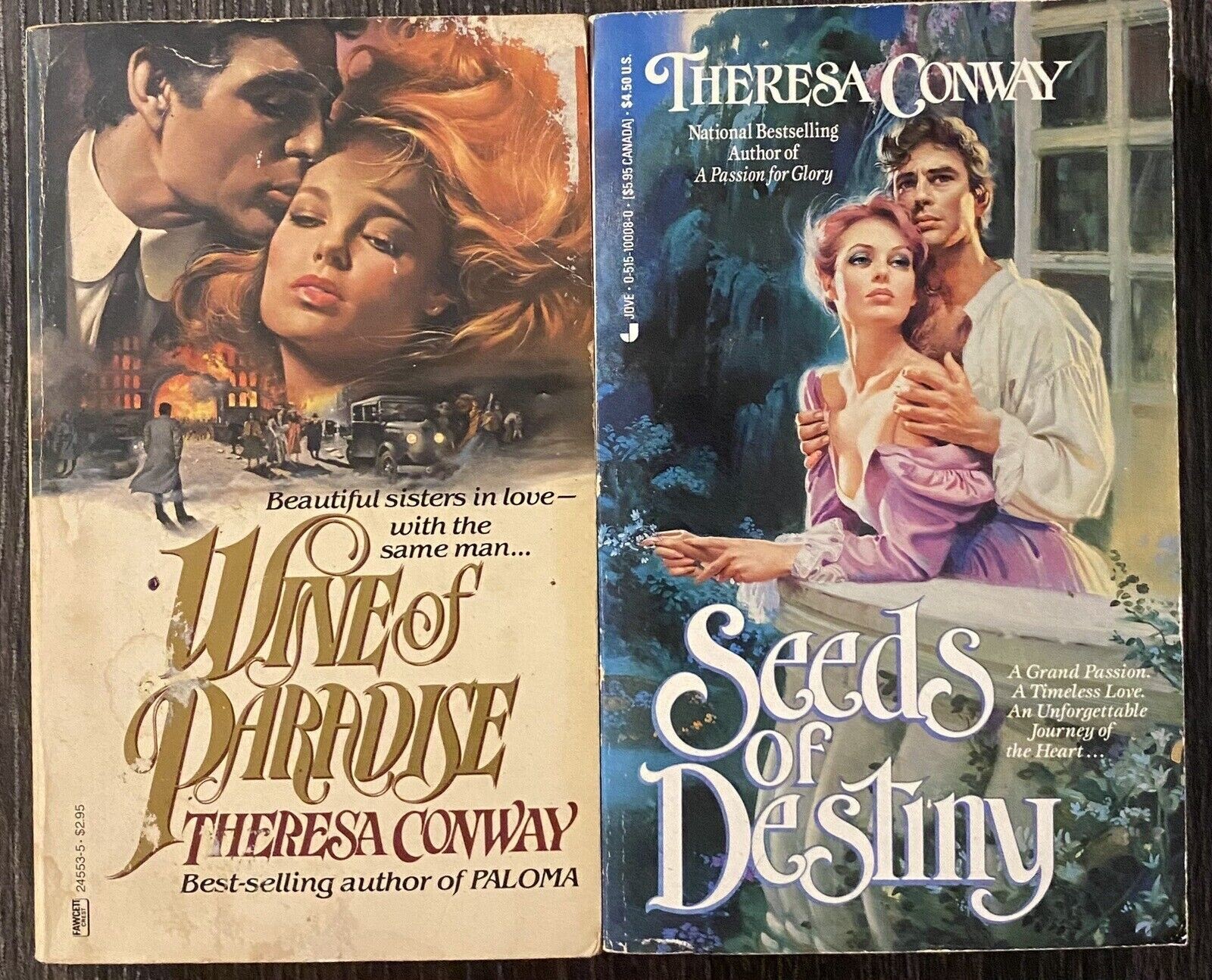 2 Theresa Conway- Seeds of Destiny and Wine of Paradise | eBay