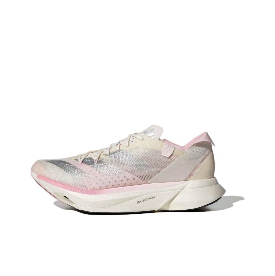 adidas Adizero Adios Pro 3 M White Pink Men Unisex Running Shoes IG6440 ...